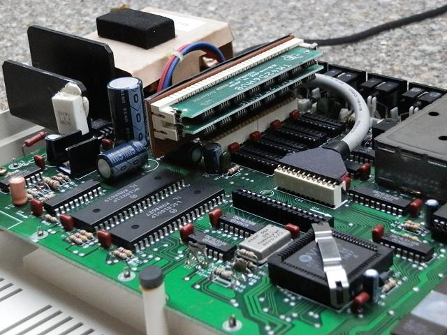 My homemade 512K upgrade made with SIMMS from a PC/XT